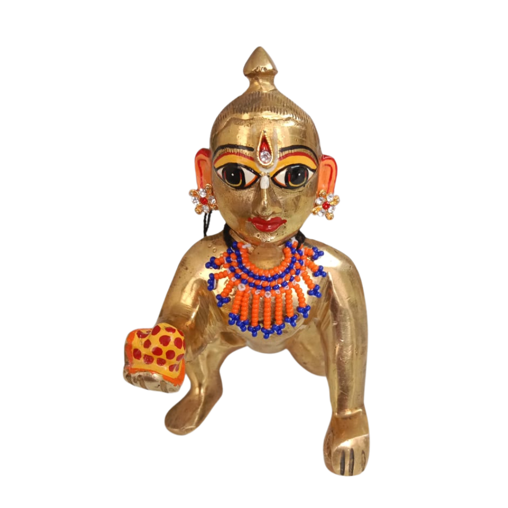 Laddu Gopal Ji Mala: Elegant 3 CM Laddu Gopal Ornament